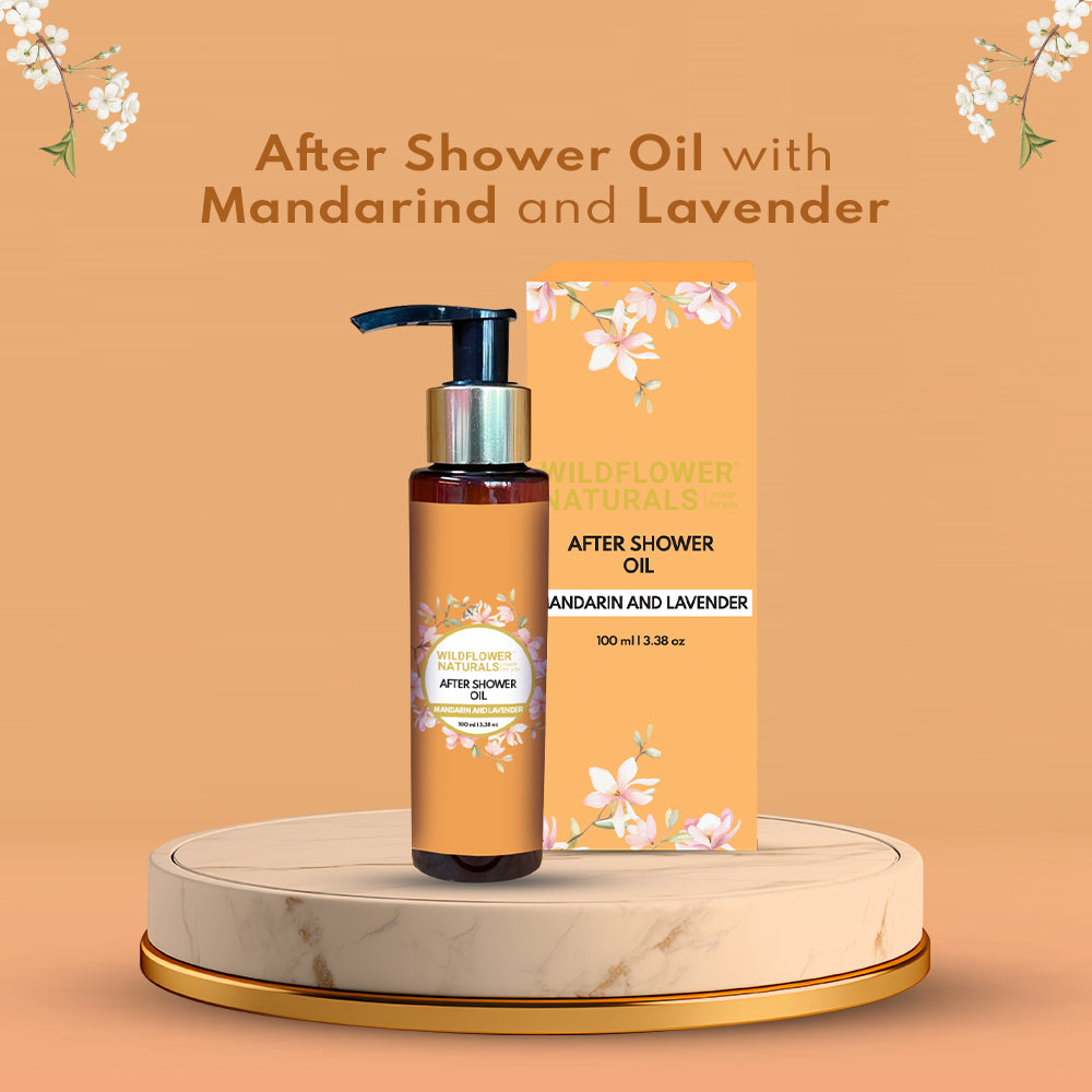 Buy After Shower Oil with Lavender and Mandarin from Wildflower Naturals